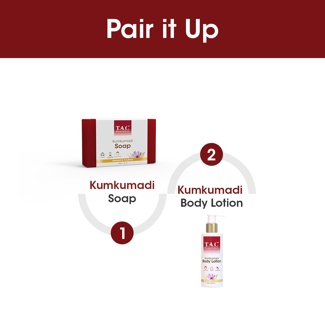 Buy TAC Ayurvedic Kumkumadi Soap (Pack of 3) Online – T.A.C - The ...