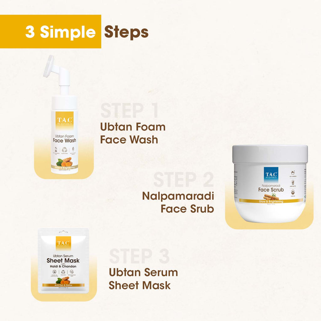 Buy Ubtan Serum Sheet Mask (Pack of 3) Online at T.A.C.